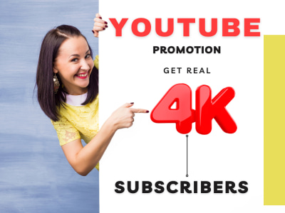 Organic non-drop 4000 YouTube subscribers | Upwork