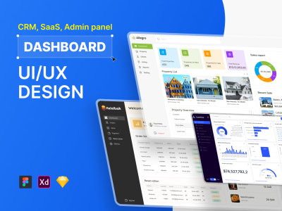 Unique UI UX dashboard design in figma, admin panel UI UX, saas ...