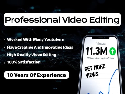 A professional video editing with in 24 hours | Upwork