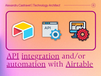 An API integration and/or automation with Airtable | Upwork