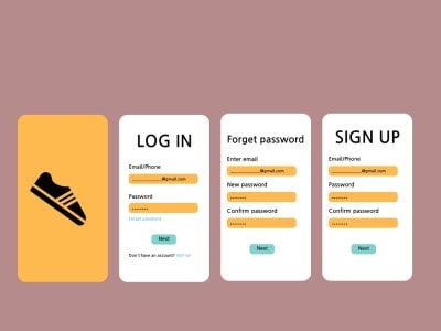 A modern UI/UX design and mobile screen. | Upwork