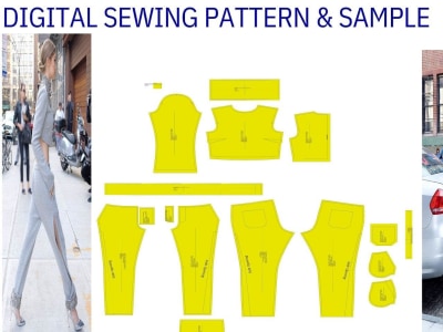Digital sewing pattern making & grading | Upwork