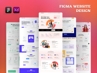 Figma website design, website mockup, website ui design, figma design ...