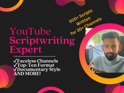 High Retention YouTube Video Scripts by an Expert YouTube Scriptwriter ...