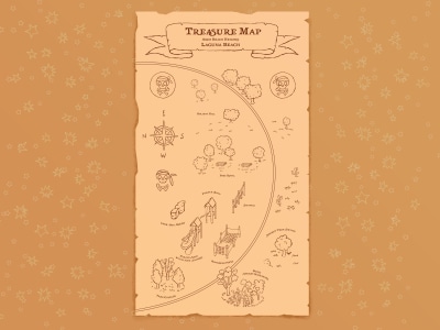 An amazing printable treasure map for kids | Upwork