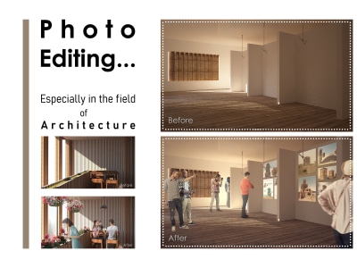 Photoshop post production on your architectural renders and drawings ...