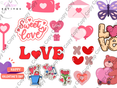 A downloadable Valentines Stickers | PDF | DIY | Printable ...