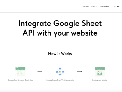 Google Sheet API integration with your Website and Auto Reporting to ...