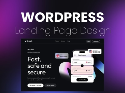 Responsive wordpress landing page design, elementor landing page | Upwork