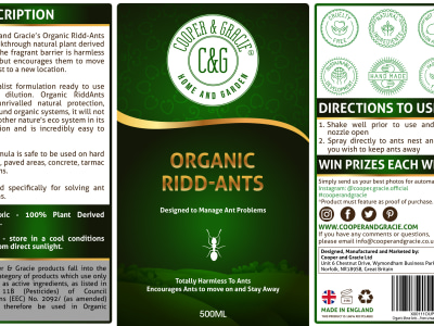 A Professionally Designed Gardening Product Label, Mockup and ...