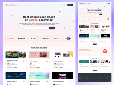 Modern Landing Page UI/UX Design | Website Design | FIGMA, Adobe XD ...