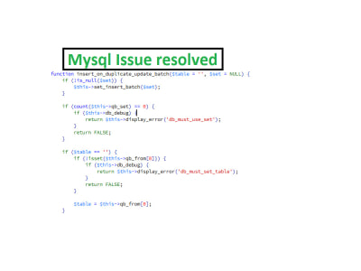 MySQL query error resolved | Upwork