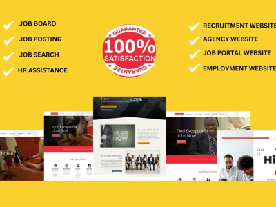 WordPress recruitment website| job board website| HR staffing website ...