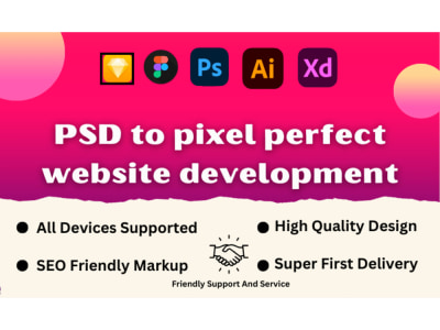 PSD to Pixel Perfect Website Development | Upwork
