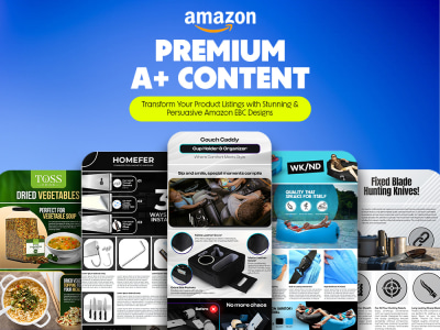 Stunning and Persuasive Amazon A+ Content / EBC | Upwork