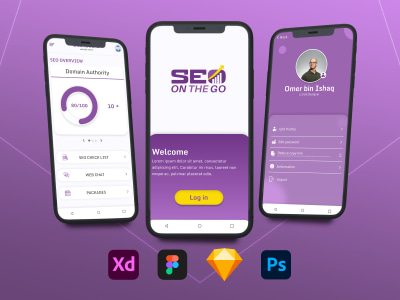 Mobile App UI UX prototype design in figma, indesign | Upwork