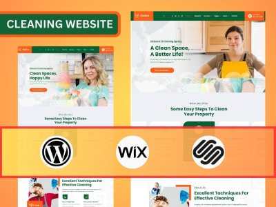 Cleaning service website, home cleaning website || Cleaning company ...