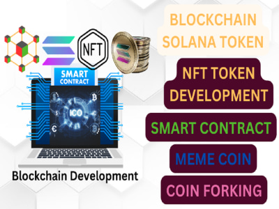 Develop token, nft, solana token, blockchain smart contract | Upwork