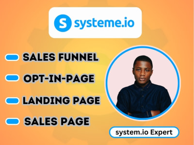Systeme.io sales page, system.io funnel design and system.io landing ...