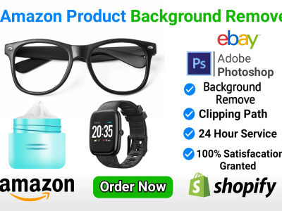 Amazon product background remove 24 hour quickly | Upwork