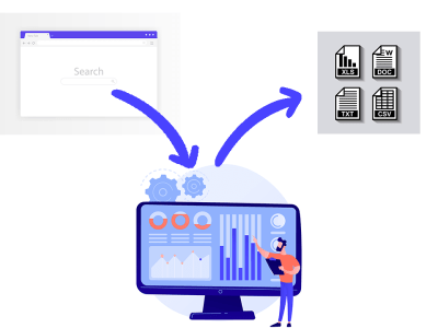 Your scraped data from any website into CSV JSON or EXCEL | Upwork