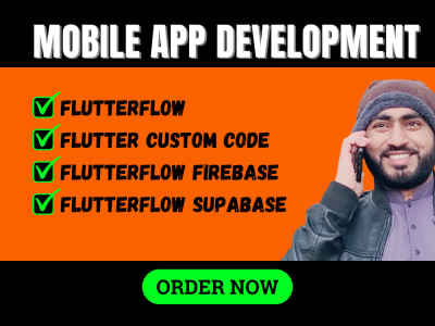 FlutterFlow app mobile app development Using FlutterFlow Firebase or APIs | Upwork