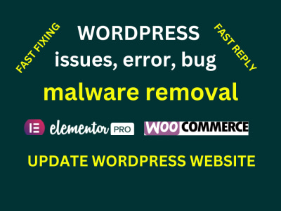 Wordpress bug fixing, error, issues or update wordpress website | Upwork