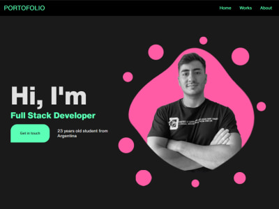 Responsive landing page, react js and vite | Upwork