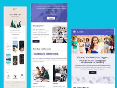 Professional & amazing clickable responsive email template design | Upwork
