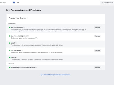 Any Facebook Permission Approved App | Upwork
