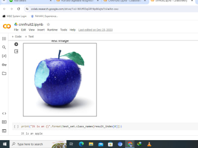 Fruit and vegetable recognition system using cnn | Upwork