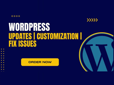 WordPress Issue Fixes | Website Customization | WordPress Consultation | Upwork