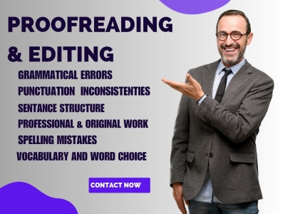Proofreading, Editing & Formatting of All the Documents | Upwork
