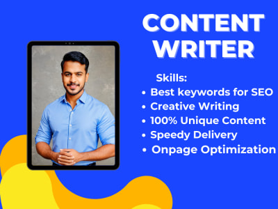 SEO based content with best keywords | Upwork
