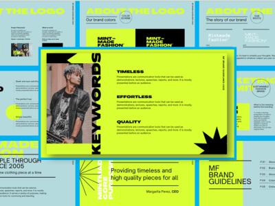 A modern and professional pitch deck presentation. | Upwork