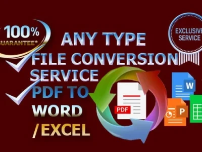 Excellent File Conversion service | Upwork
