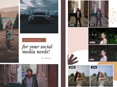 A stunning Filters for your social media posting. | Upwork