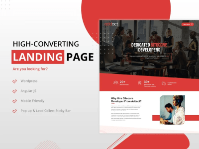 High converting unbounce landing page design and development | Upwork