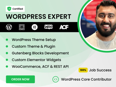 Certified WordPress Expert, Theme & Plugin Developer, Page Builders Pro | Upwork