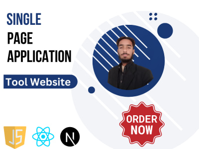 Single page application using React & Next JS | Upwork