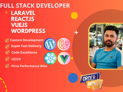 Web application in laravel,vue,react,wordpress and mysql, Mongodb | Upwork