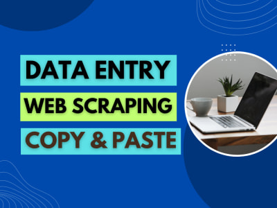 Excel data entry, web scraping, typing, copy & paste work | Upwork