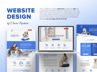 An eye-catching website design | UI/UX | Landing page | Figma | Upwork