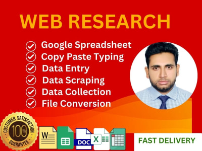 Fast data entry, copy paste, typing, any file to Word or Excel | Upwork