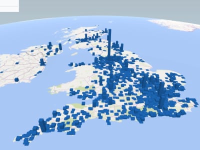 3D-Map of data on excel | Upwork