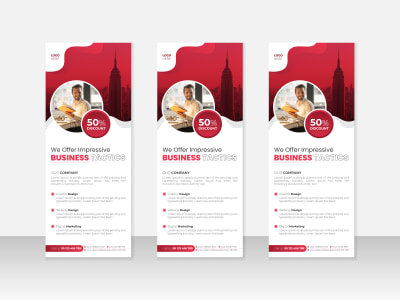 A professional roll up banner design | Upwork