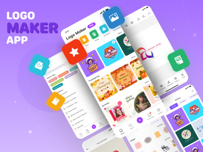 Professional Logo Maker App | Android | iOS | Animated AI Logo | Upwork