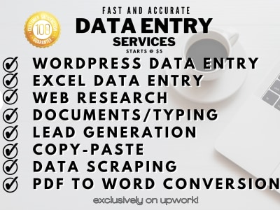 Efficient Data Entry for Your Business Needs | Upwork