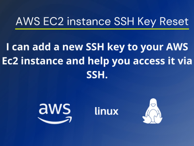 Ec2 instance ssh access key reset of Aws | Upwork