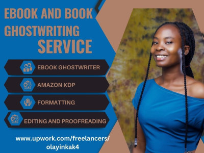Inspired ghostwriter for your eBook writer, eBook writing and book writing | Upwork